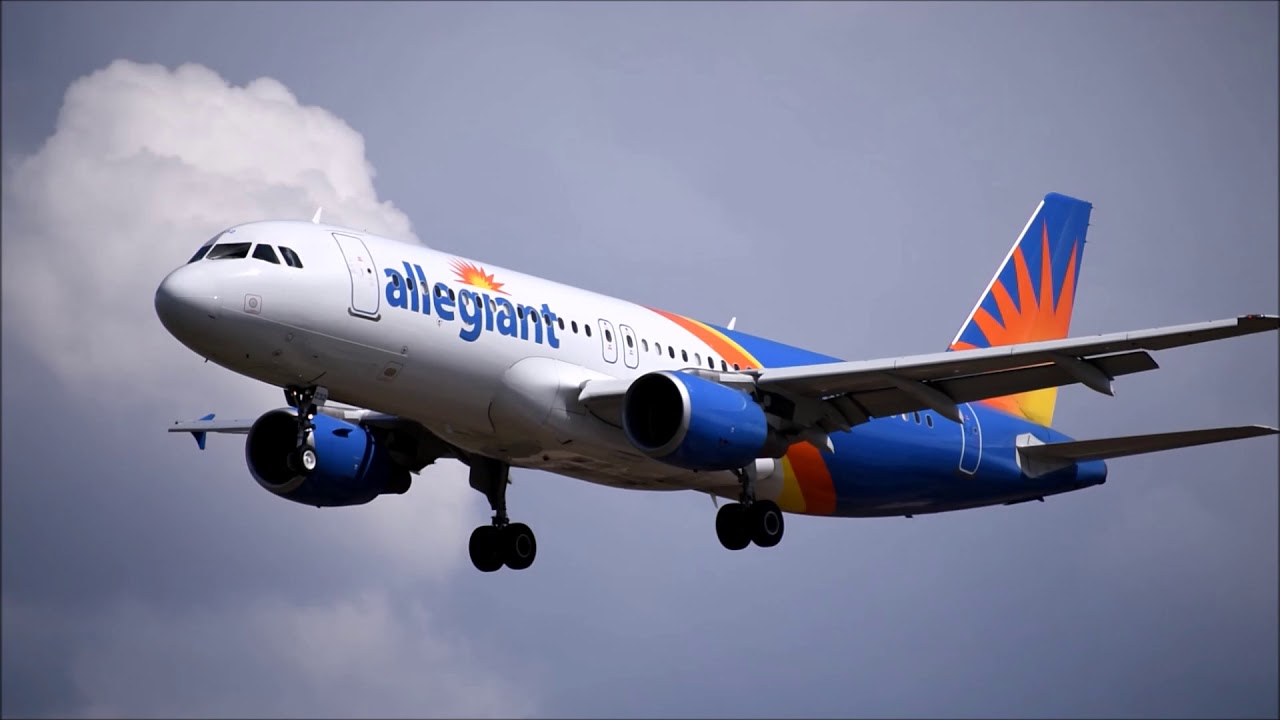 Allegiant Air Airbus A320-214 (N232NV) {NEW LIVERY!!!!!} - YouTube