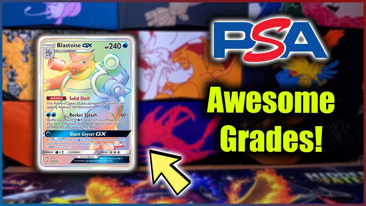 ANOTHER POKEMON PSA GRADED RETURN RAINBOW RARE BLASTOISE - YouTube