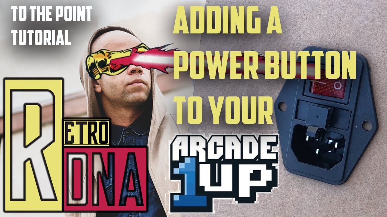 Add a power button to your Modded Arcade 1up (to the point tutorial ...