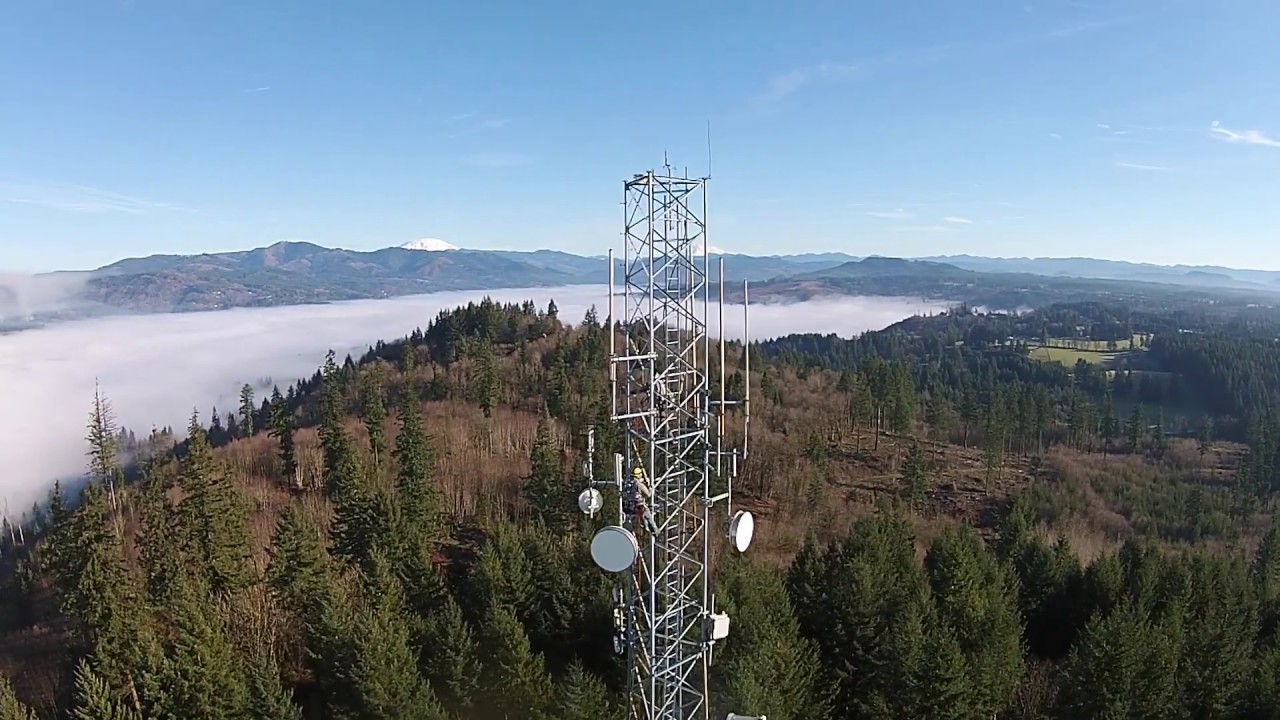 200ft Tower Climb - NW Towers, Portland Oregon - YouTube