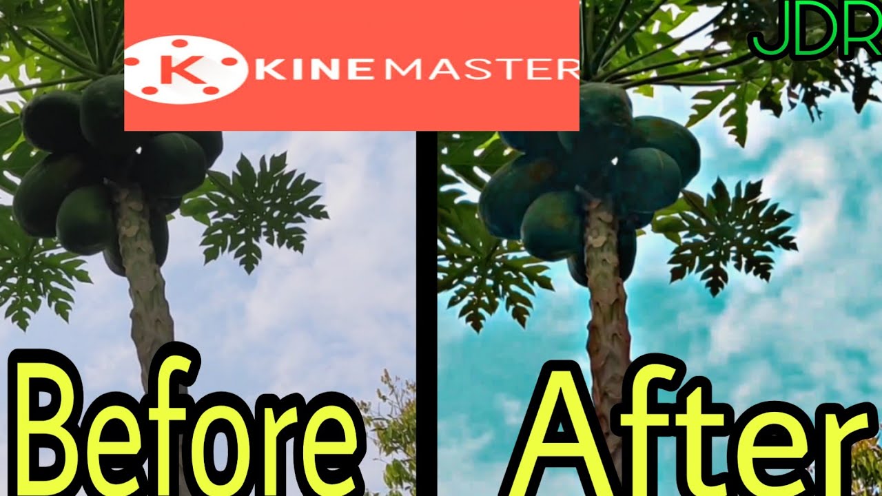 "KINE MASTER" Background Colour Effect. - YouTube