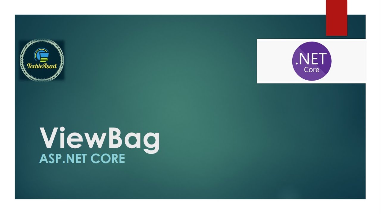 33 Viewbag In Asp Core Mvc Passing Data From Controller To View Youtube