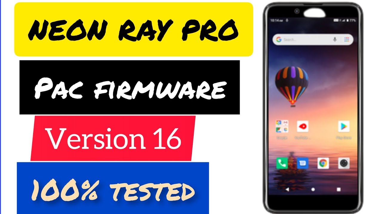 new: neon ray pro v16 pac firmware - YouTube