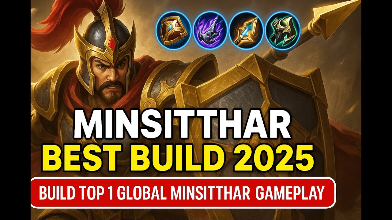 MINSITTHAR BEST BUILD 2025 | BUILD TOP 1 GLOBAL MINSITTHAR GAMEPLAY ...