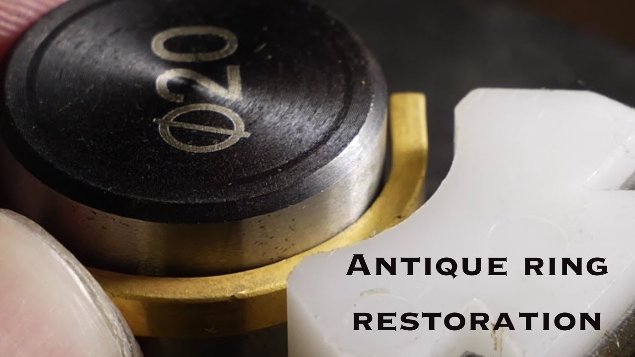 How to restore an antique ring. - YouTube