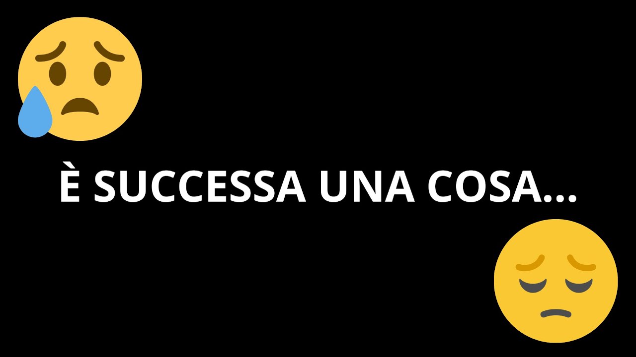 È SUCCESSA UNA COSA... - YouTube