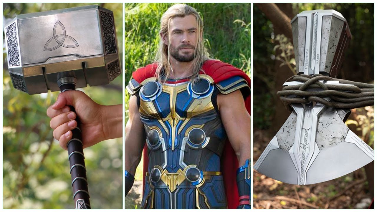 Evolution of Thor Calling Mjolnir and Stormbreaker in Movies and ...