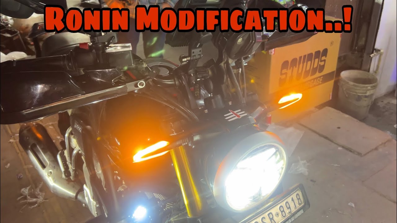 Tvs Ronin Modification 🤩 | HJG Mega Drive | Crash Guard | Techno Khan ...