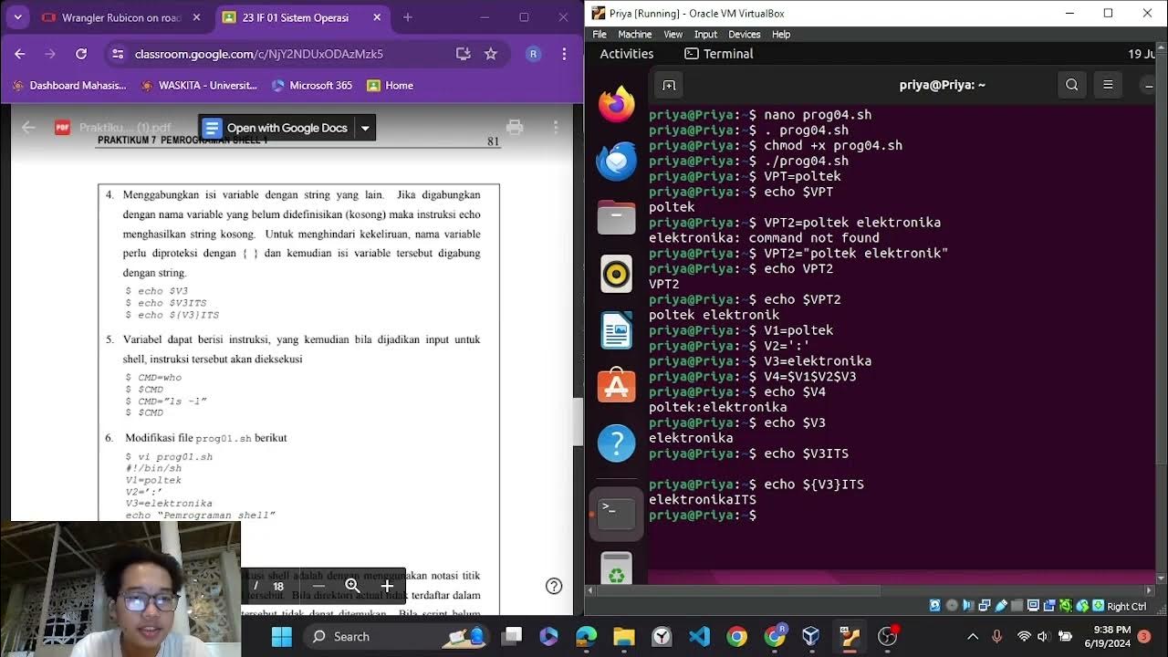 Pemrograman Shell 1 - YouTube