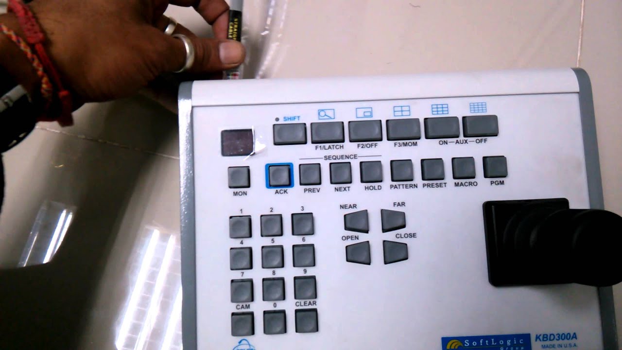 Pelco kbd300a + Spectra IV35X : Direct mode - YouTube
