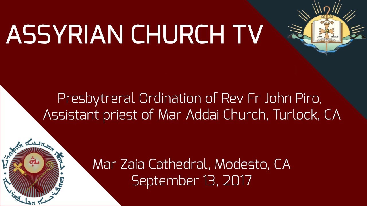 Presbyteral Ordination of Rev Fr John Piro, Assistant priest of Mar ...