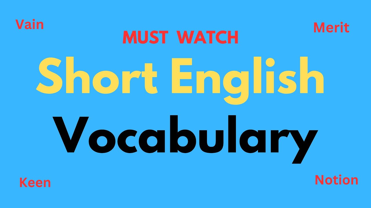 Short English Vocabulary | Meanings | Examples #subscribe #vocabulary ...