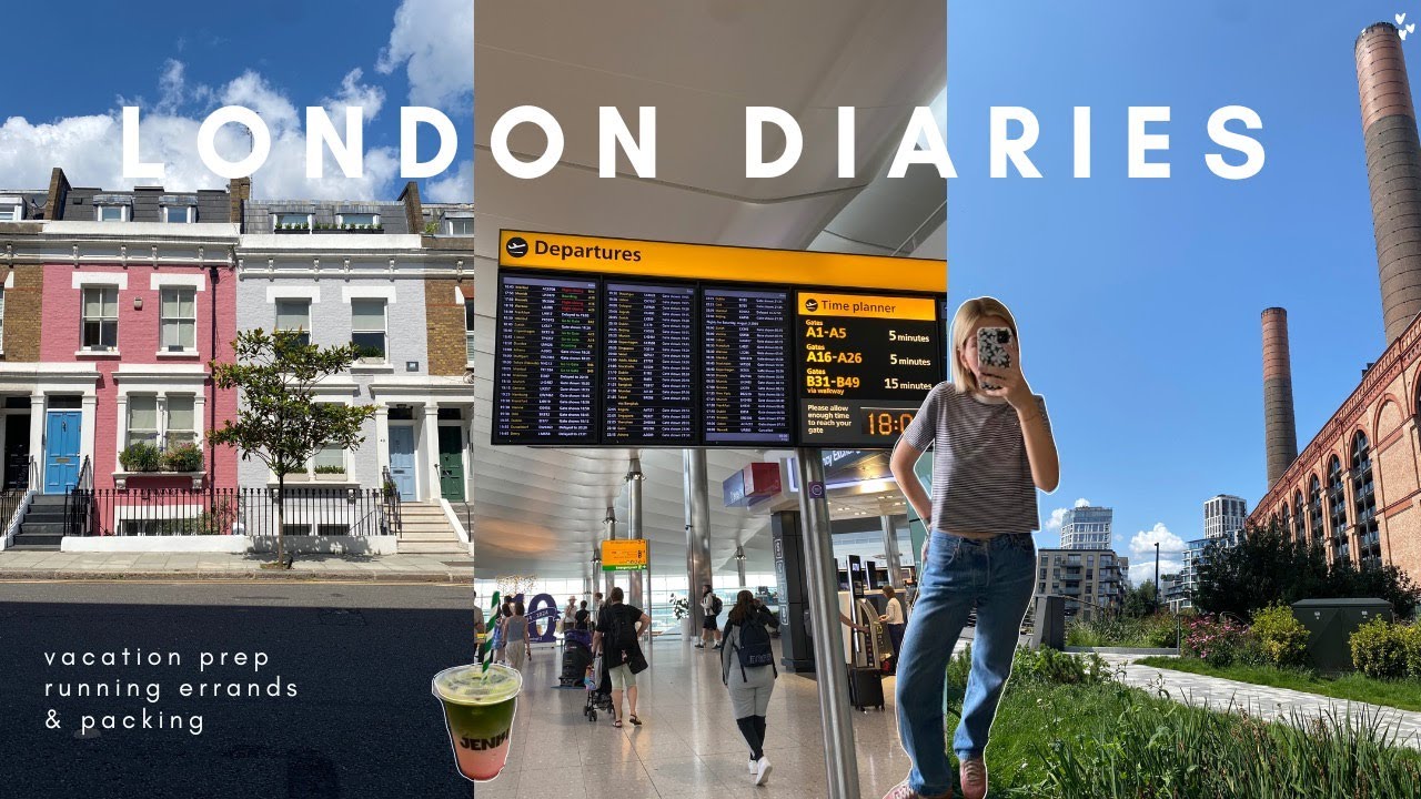 London diaries | vacation prep, errands & packing - YouTube