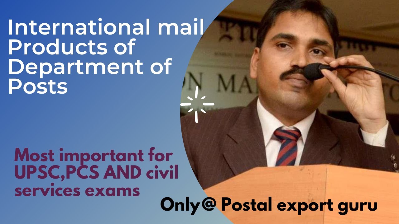 What is International mail Products of Department of Posts #postoffice ...