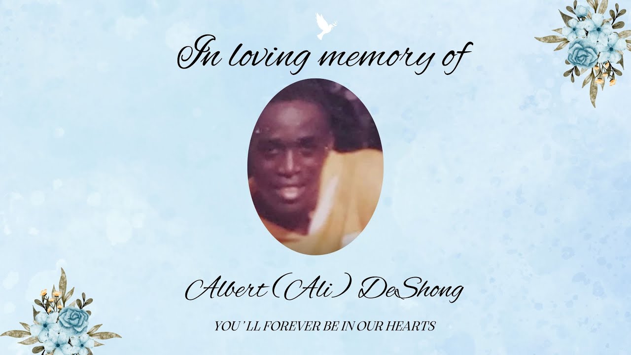 Celebrating The Life Of Albert (Ali) DeShong - YouTube