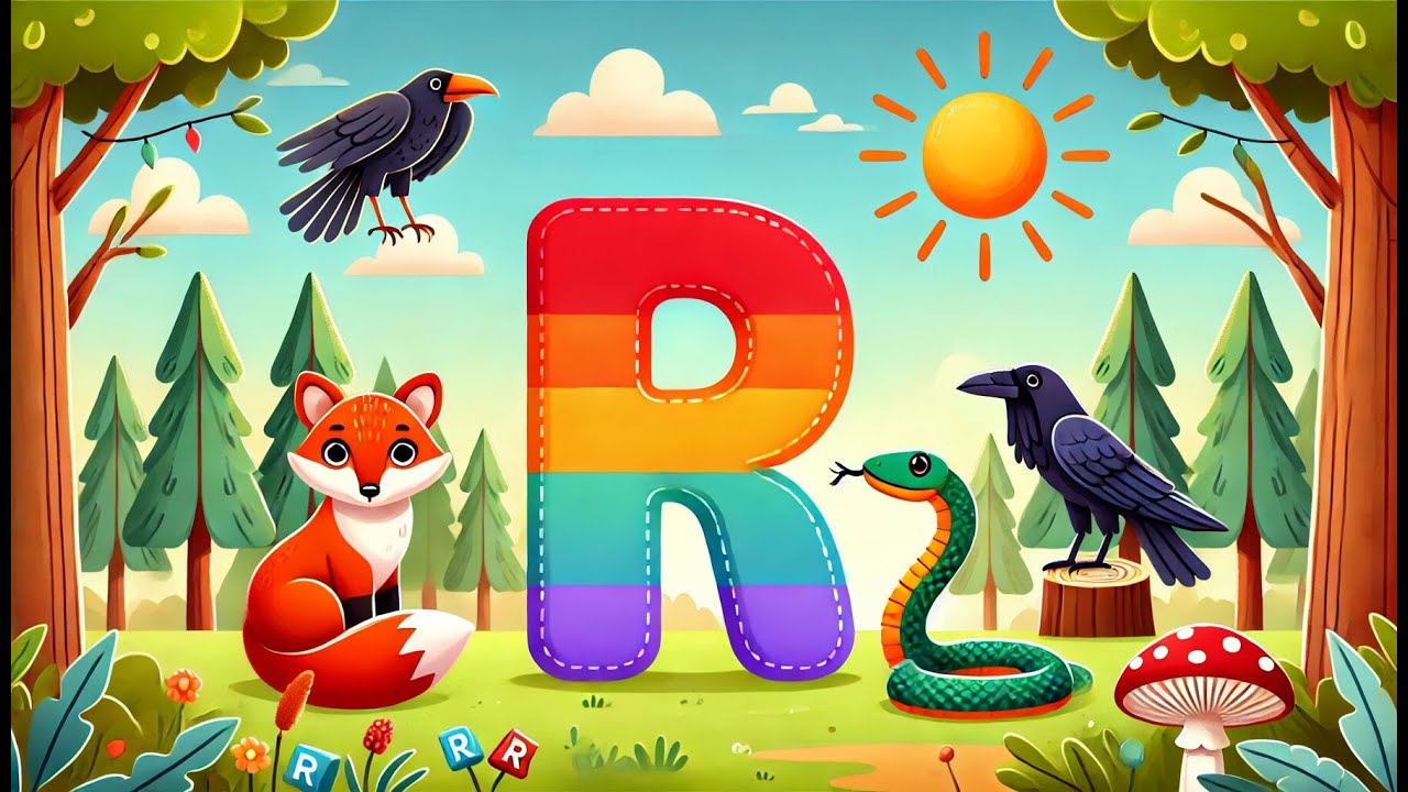 ABC Song for Kids: Meet the Red Fox, Raven & Rattlesnake! | Fun Nursery ...