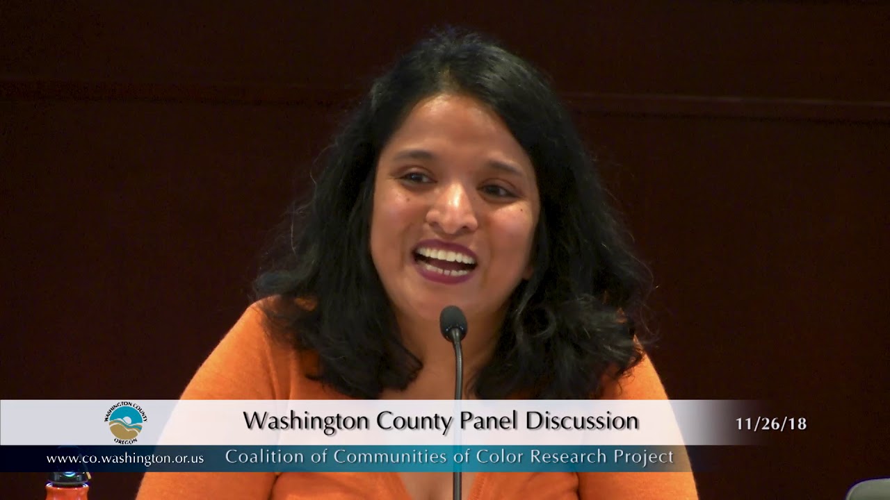 Coalition of Communities of Color Report & Panel Discussion - YouTube