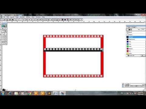 Creating Certificate frame in Pagemaker 7 0 - YouTube