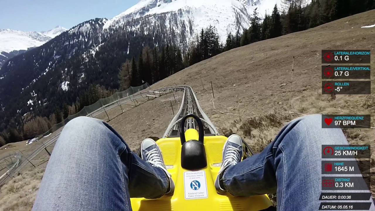 Rodelbahn Churwalden / Alpine Alpine in Switzerland / Coole abfahrt ...