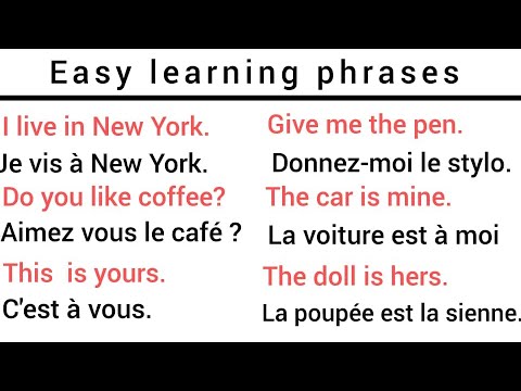 Les Phrases Anglais les plus importantes || Most important English ...