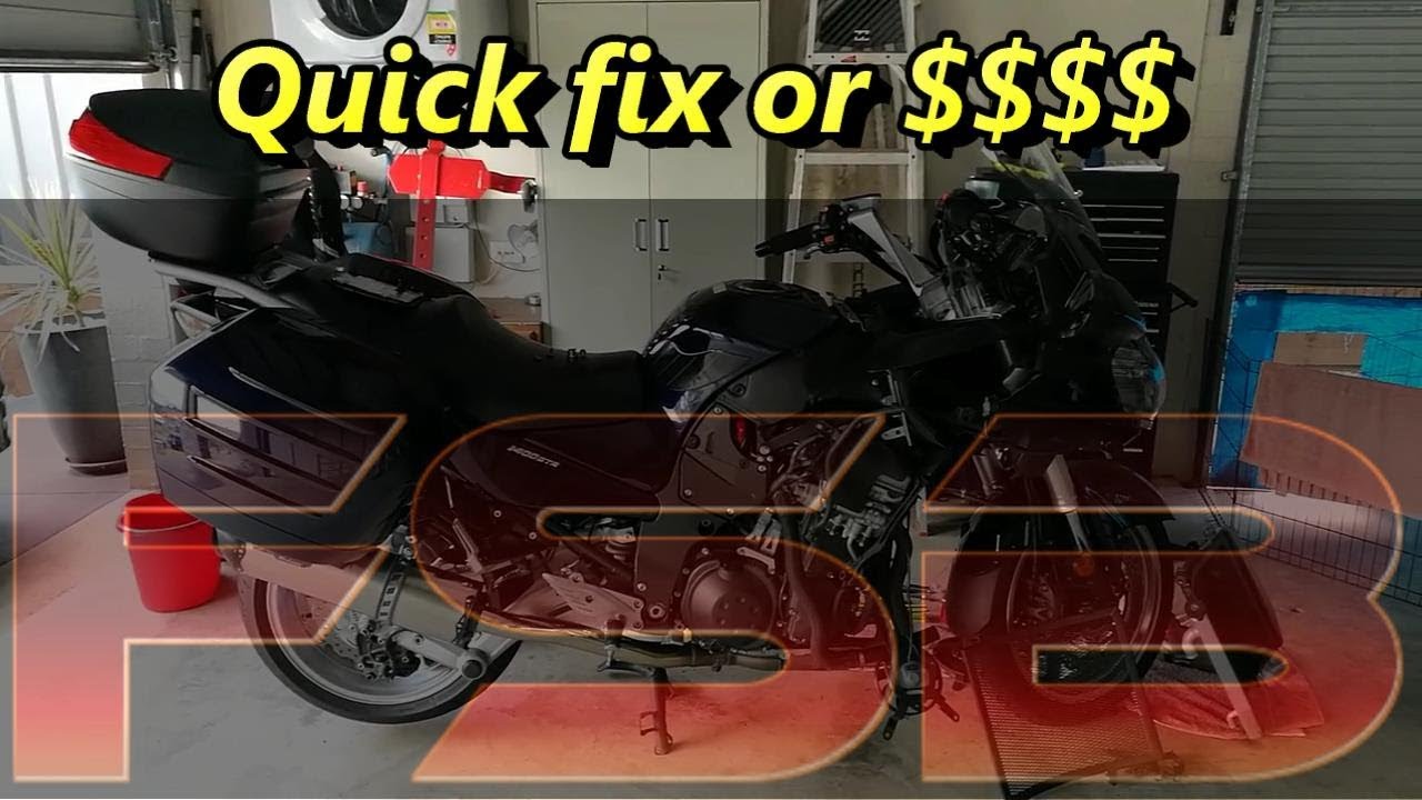 Kawasaki 1400GTR (Concours 14) Radiator Repair Outcome - YouTube