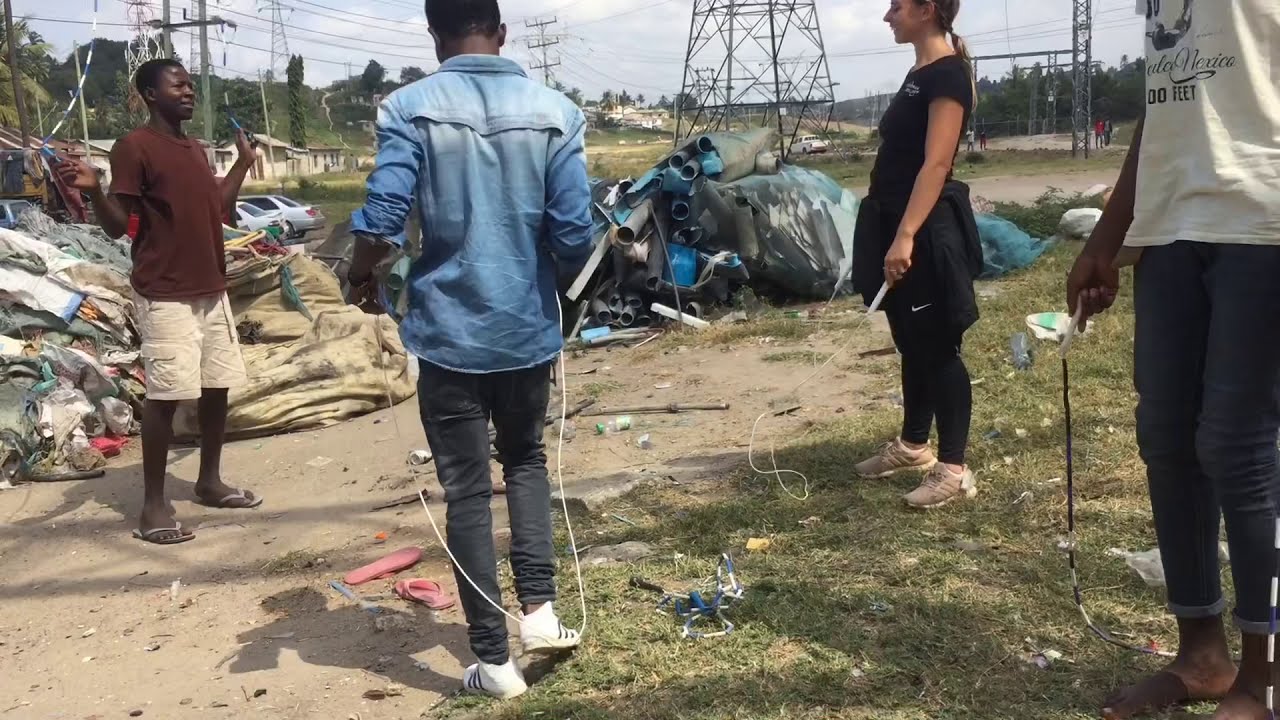 Kids jumping rope on a dumb in Africa- jump rope travel Tanzania ...