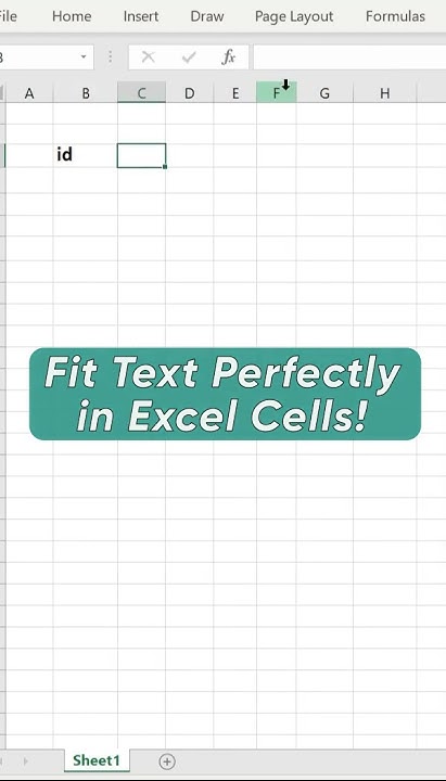 Auto Resize Cells to Fit Text in Excel! - YouTube