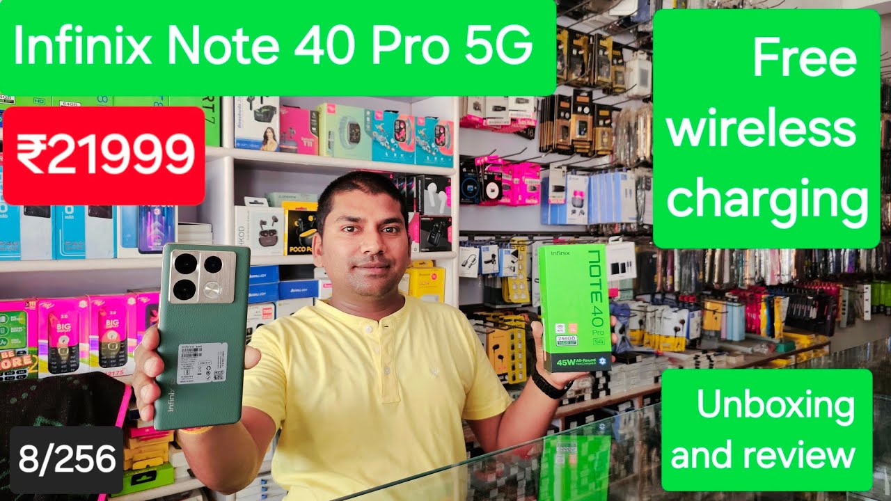 Infinix Note 40 Pro 5G Unboxing and review ₹21999 8/256 IP53 45 watt ...
