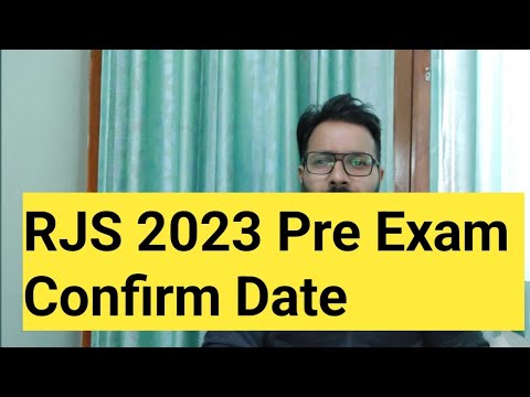 RJS 2023 Pre Exam Date || Rajasthan Judiciary || Rjs 2023 - YouTube
