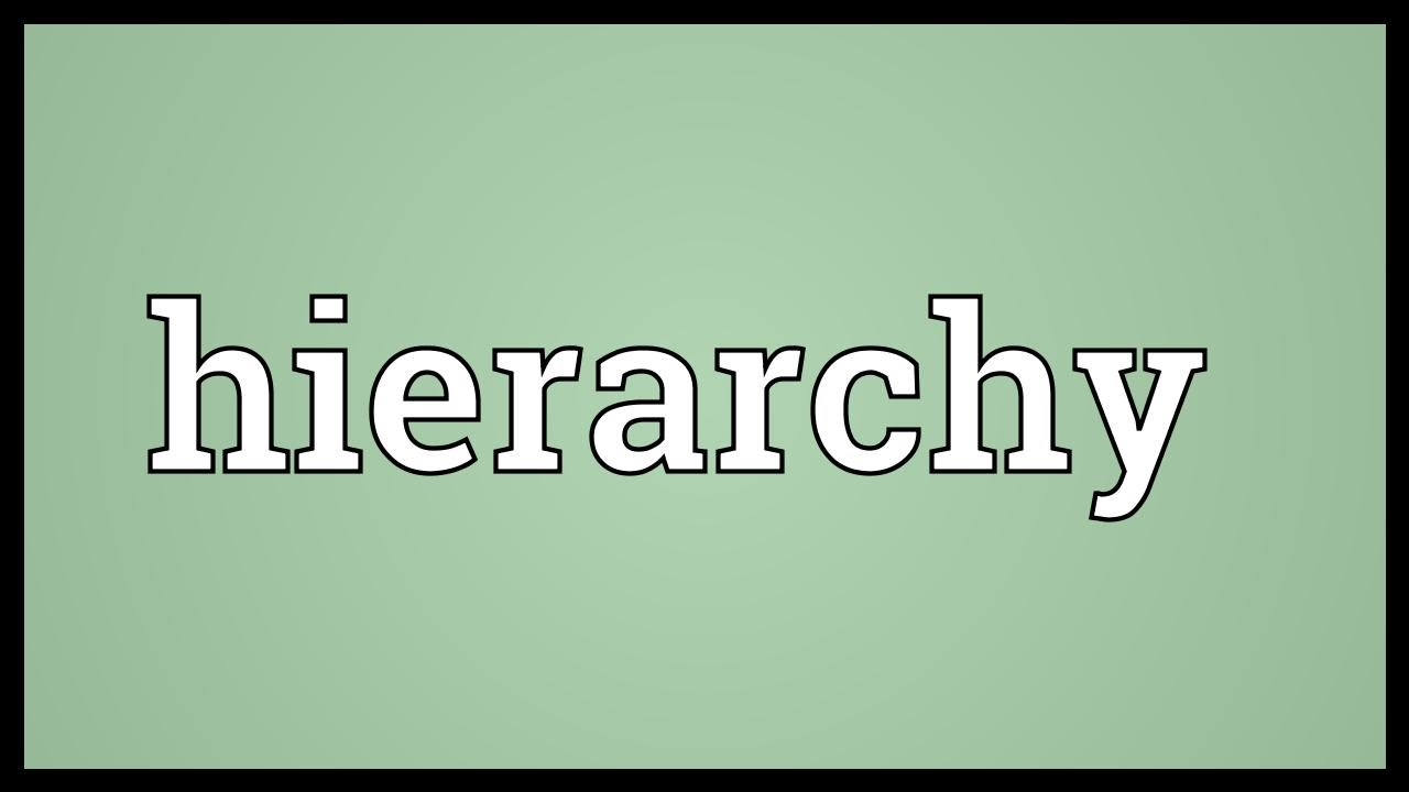 Hierarchy Meaning YouTube hierarchy-meaning-youtube