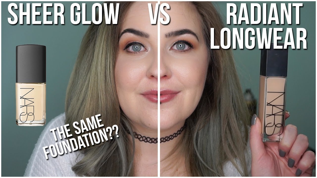 Nars Radiant Longwear Foundation Vs Nars Sheer Glow Review