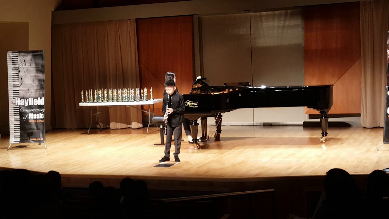 Solomon Jung(Clarinet, Cahuenga 5th Grade) Scherzo in c minor by Paul ...