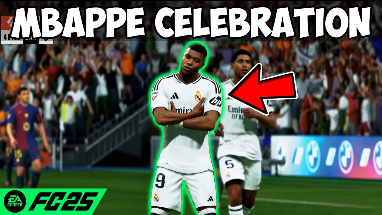 How To Do Mbappe Celebration In FC 25 - YouTube