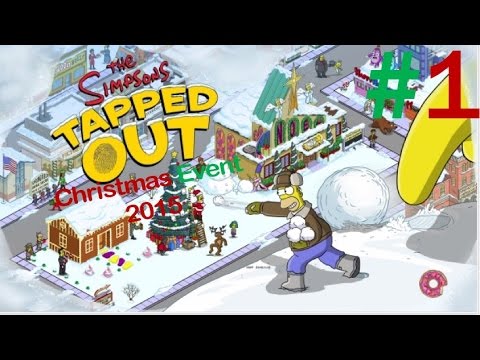 The Simpsons Tapped Out Christmas Event Part 1 - YouTube