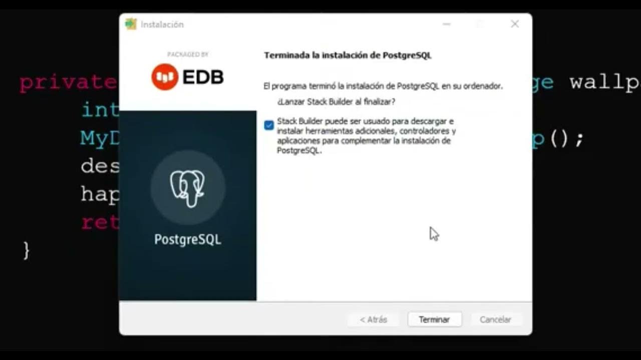 Instalación de Postgre SQL - YouTube