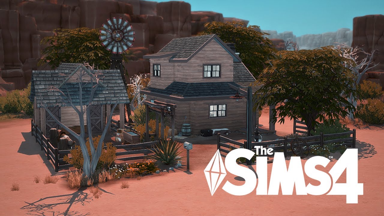 Small Ranch Starter Home | The sims 4 | No CC | Stop motion | Base Game ...