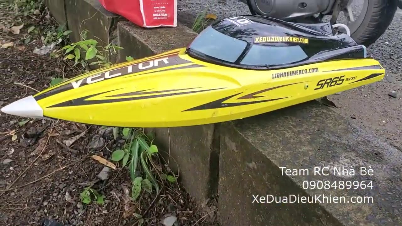 Offline Team RC Nhà Bè 27-09-2020 - Chơi Tàu đua cao tốc có flycam quay ...