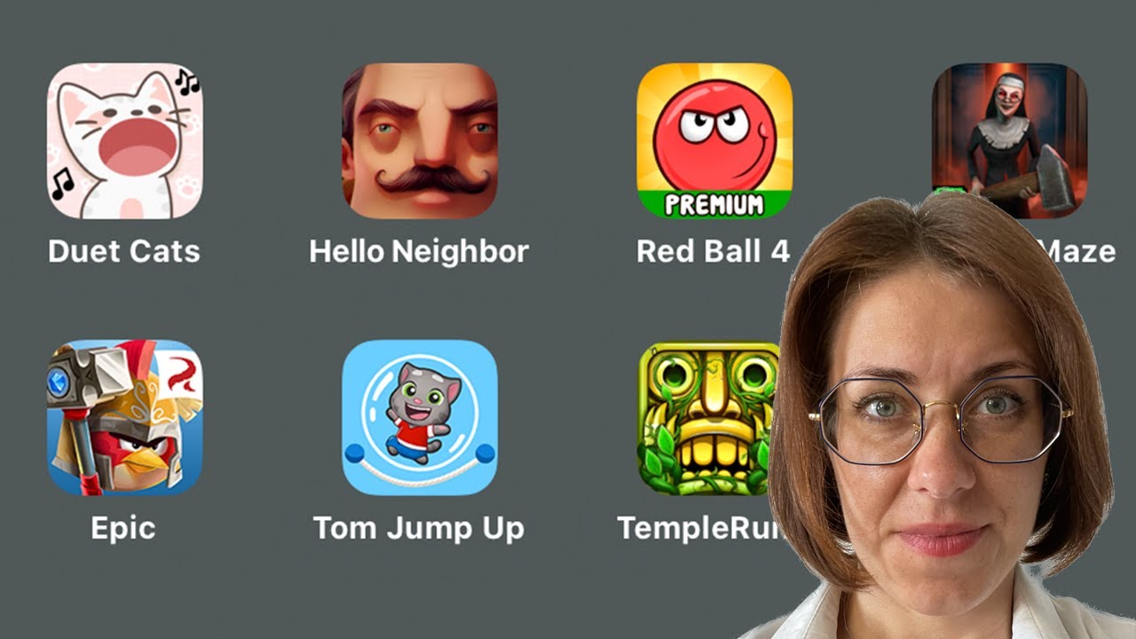 Duet Cats,Hello Neighbor,Red Ball 4,Evil Nun Maze,Angry Birds Epic ...