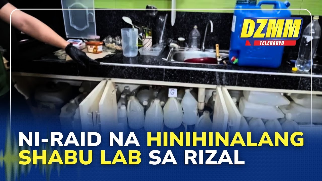 PDEA raids suspected shabu laboratory in Binangonan, Rizal | Spot ...