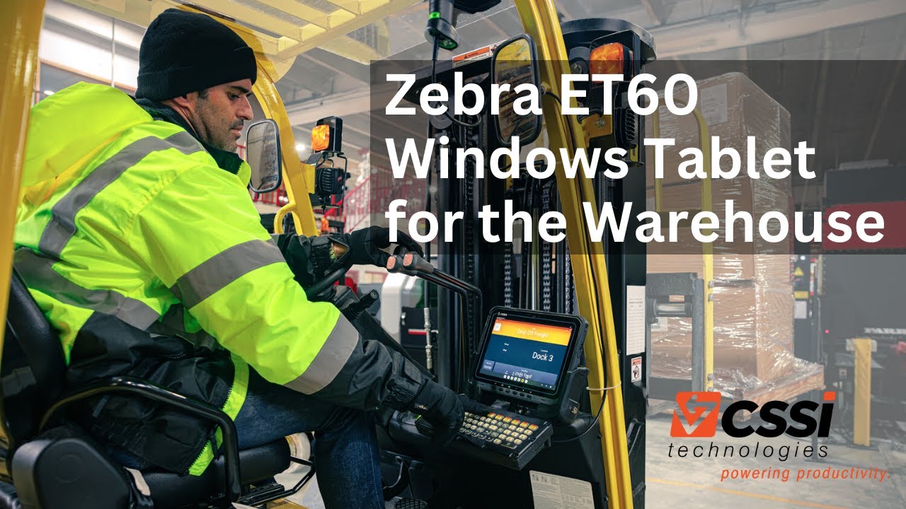 Zebra ET6 Windows Tablet - Ideal for the Warehouse - YouTube