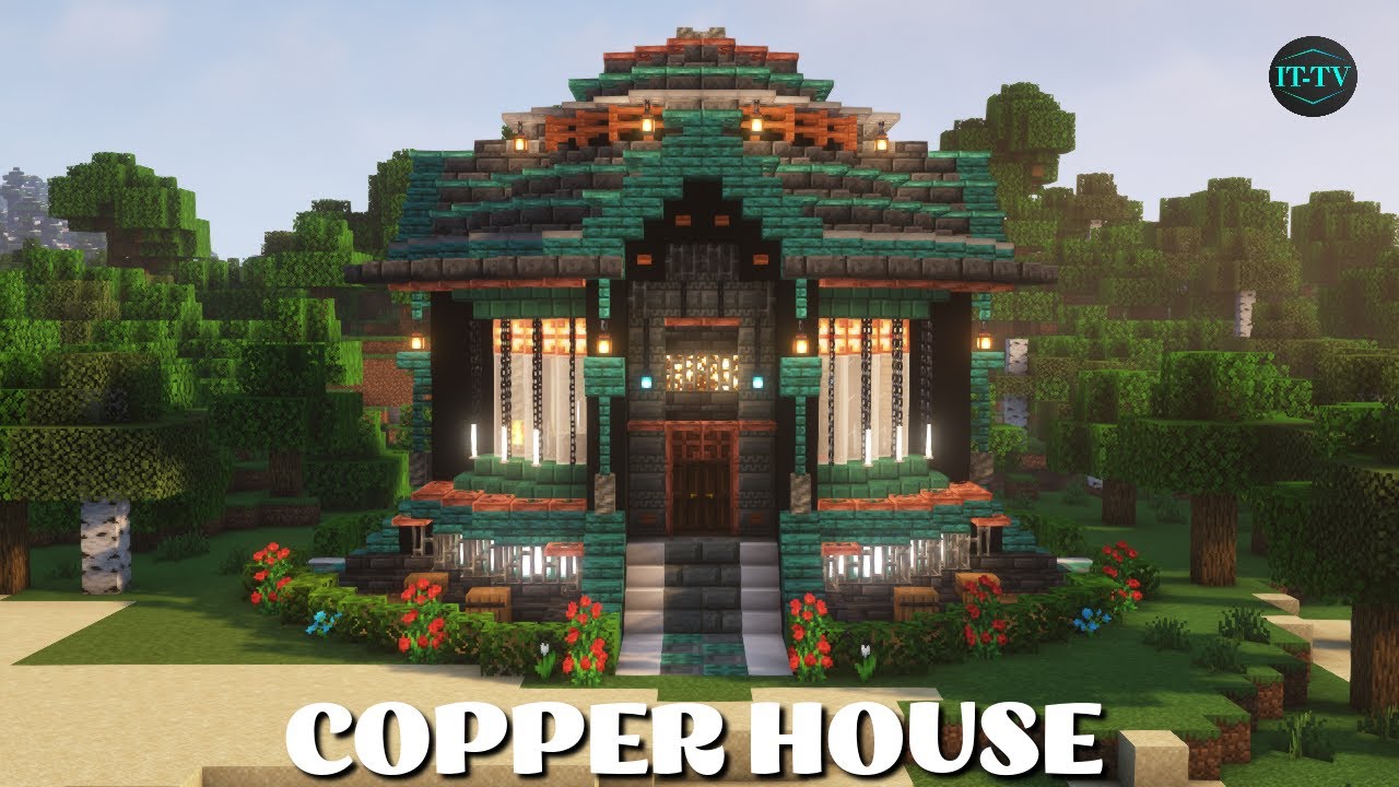 How to Build an Epic Copper House in Minecraft Step by Step Tutorial ...