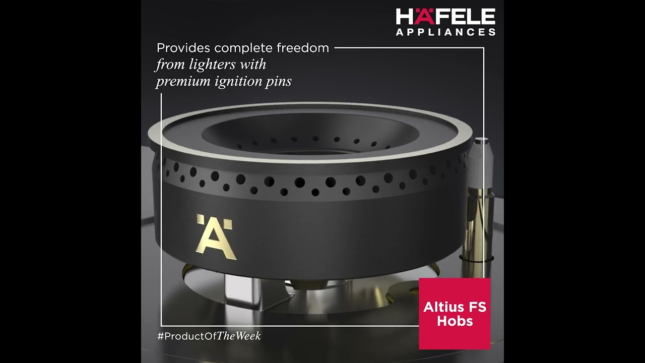 Altius Fully Sealed Hobs Range by Hafele - YouTube