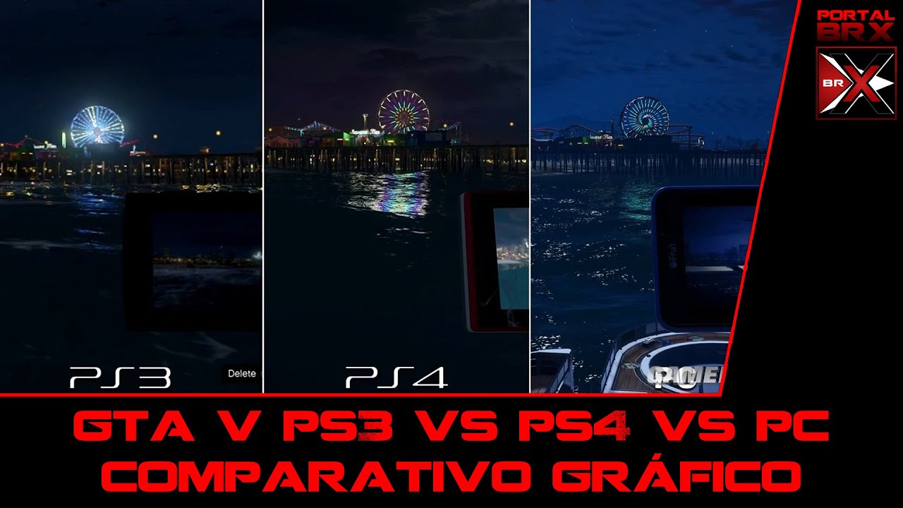 GTA V: PS3 vs PS4 vs PC - YouTube