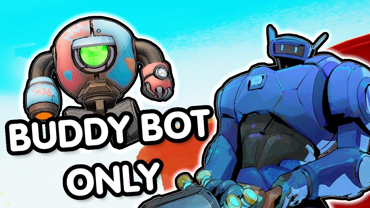 Roboquest but I only use the Buddy Bot - YouTube