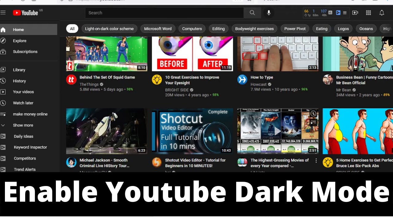 How To Change The Colour of Your Youtube Channel | How To Enable ...