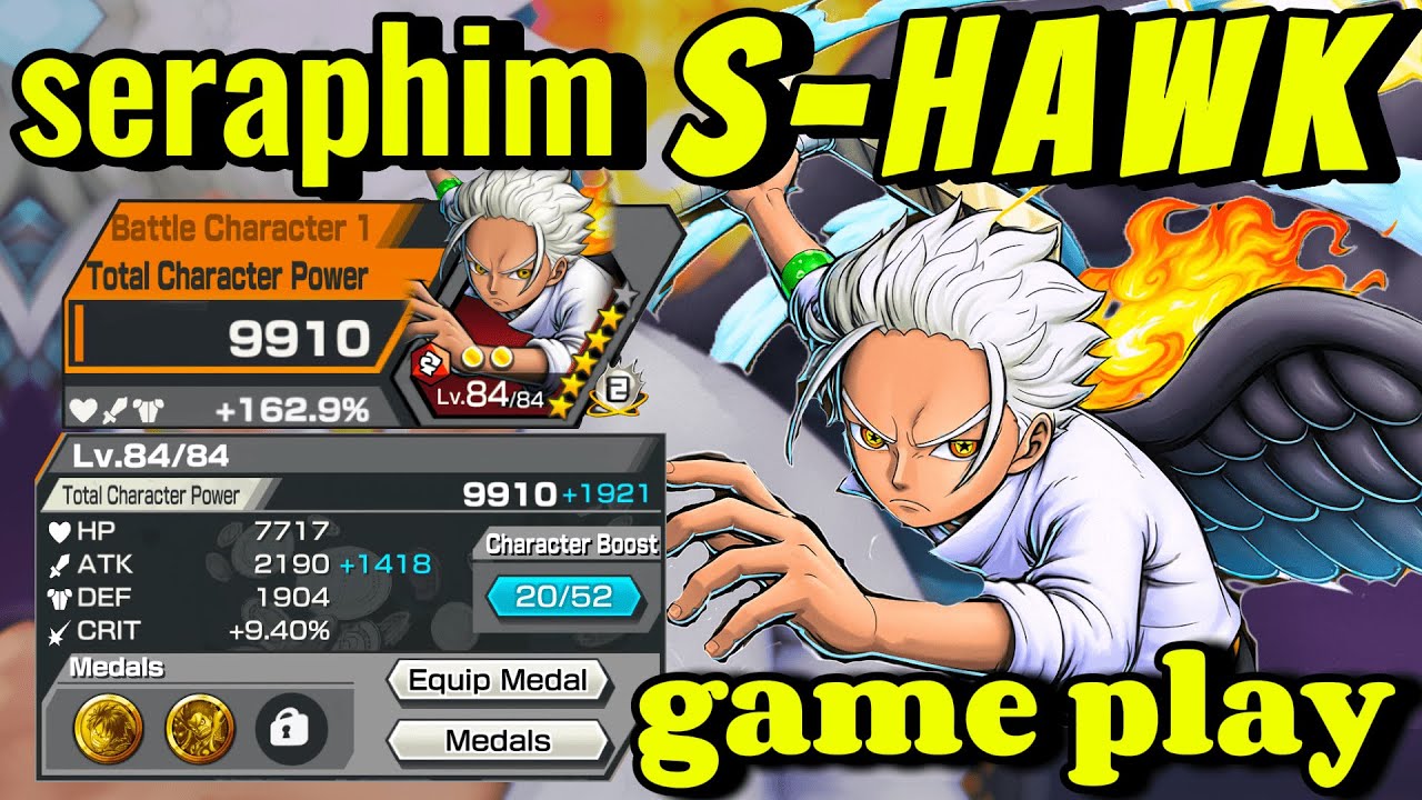 Seraphim S-HAWK Game Play | ONE PIECE Bounty Rush - opbr - YouTube