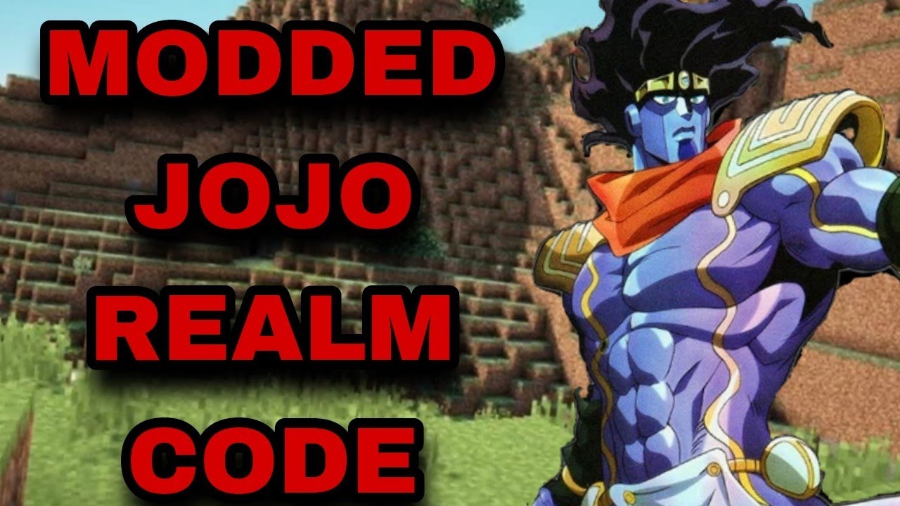 BEST MODDED JOJO REALM CODE FOR BEDROCK EDITION! - YouTube