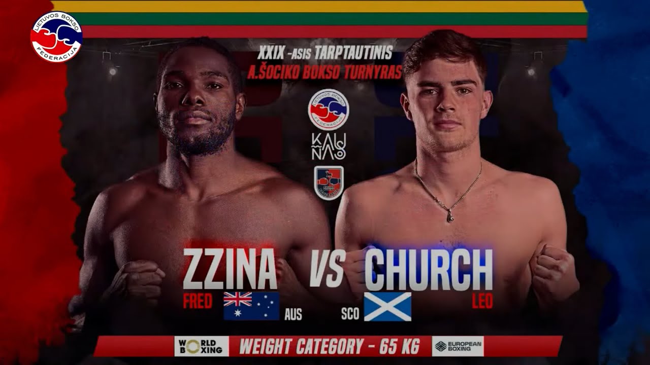 Leo Church (SCO) vs. Fred Zziwa (AUS) Algirdas Šocikas 2025 Final (65kg ...