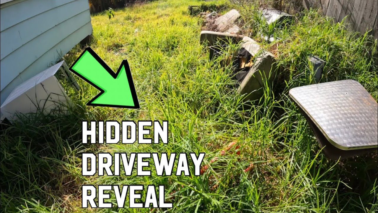 MOWING AN OVERGROWN YARD AND ASSISTING A PERSON IN NEED- PART ONE - YouTube