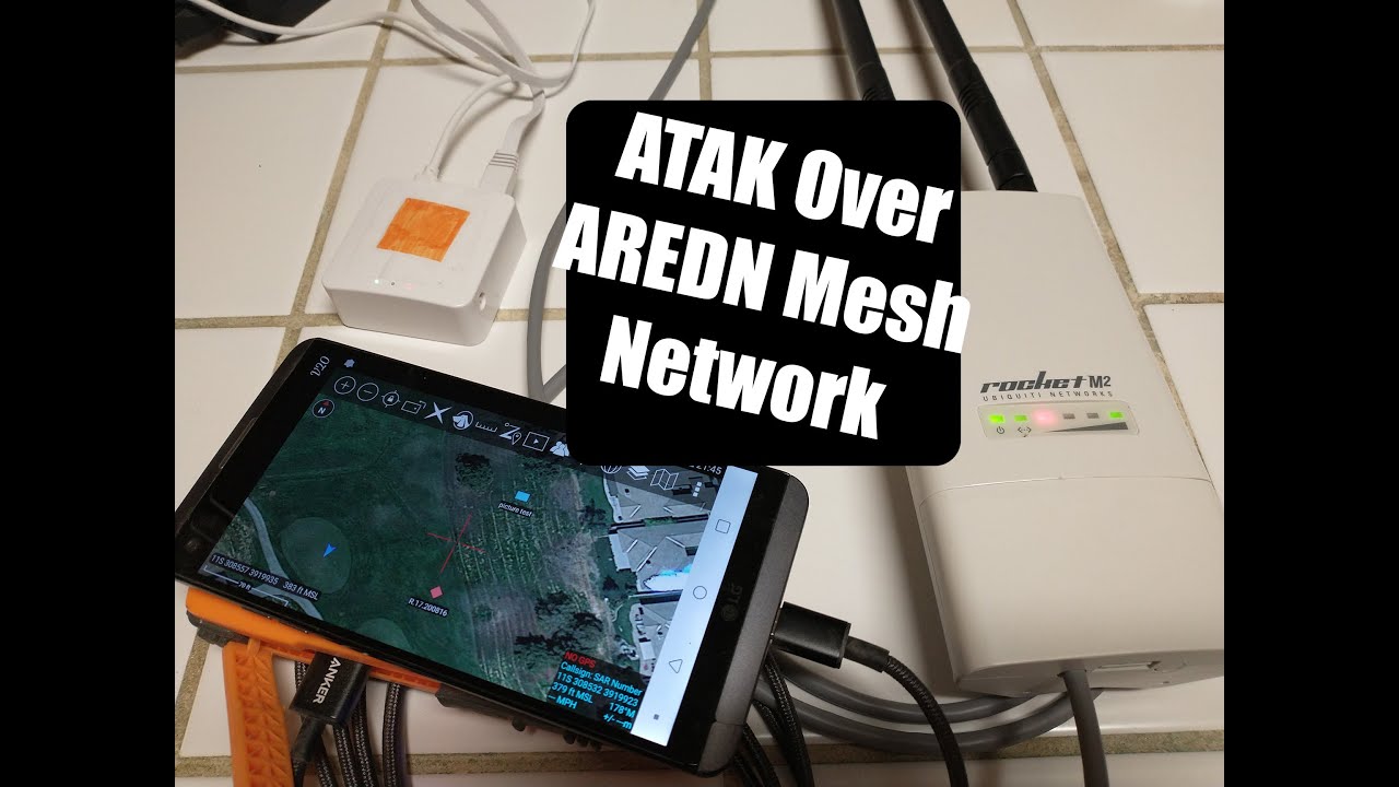 ATAK Over AREDN Mesh Network - YouTube